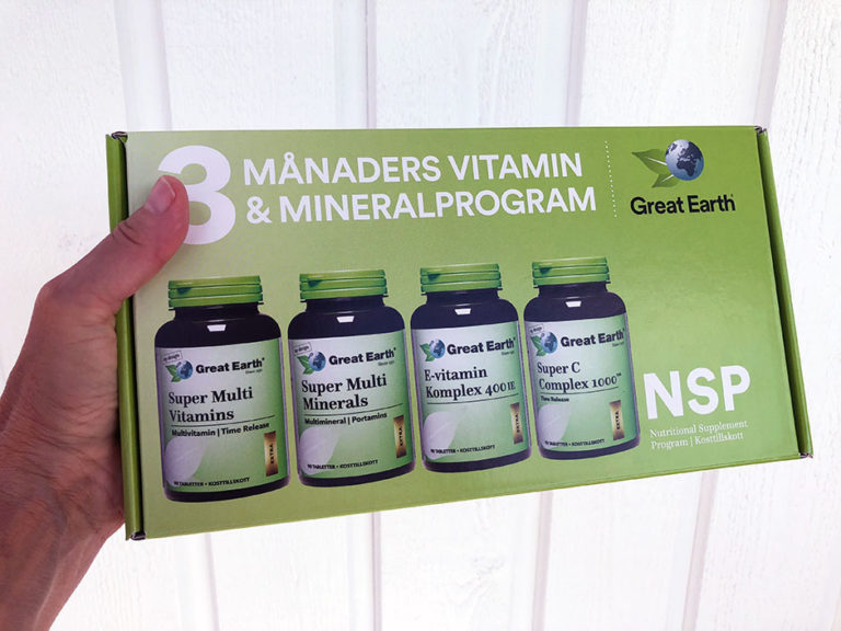 NSP vitamin & mineralprogram - Tävla och Vinn! - Träning 40+